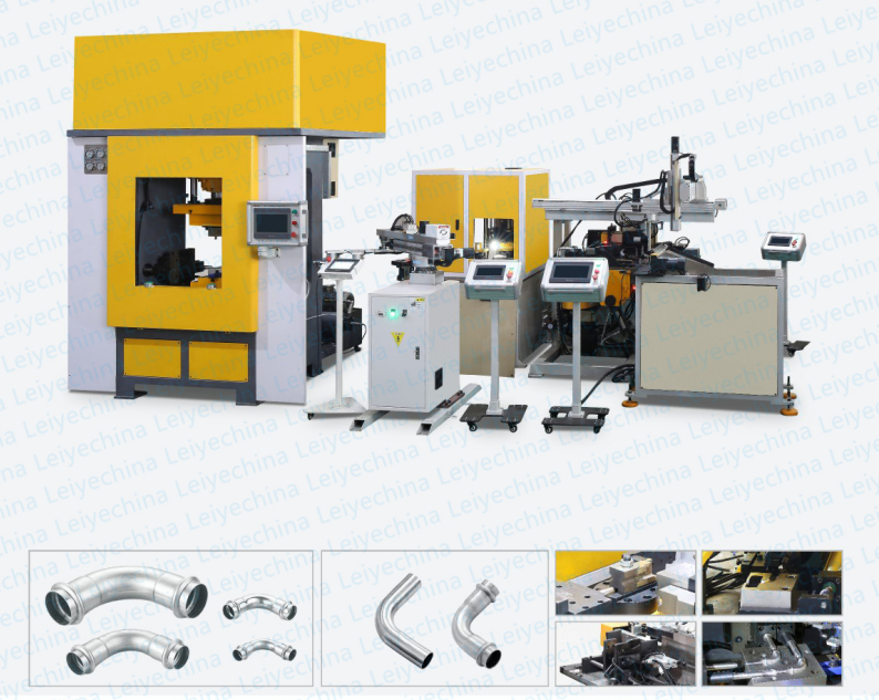 （DN25）Automatic Stainless Steel Press Elbow Fitting Making Machine ...